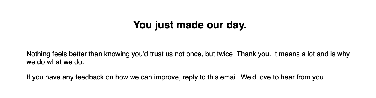21 small business thank-you messages to customers | Email Tools Guide