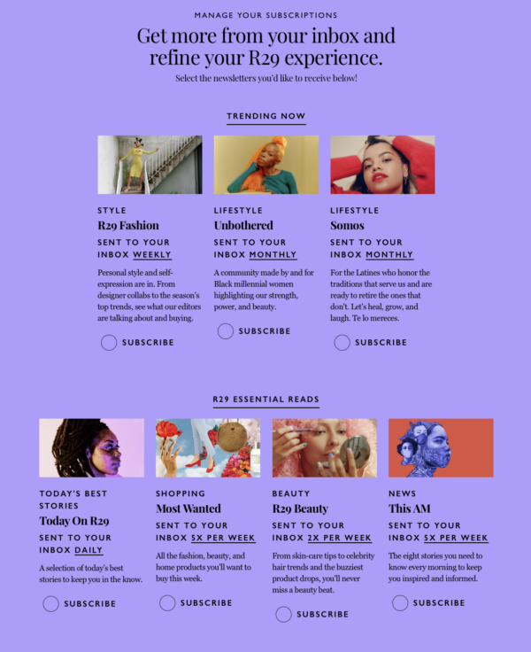 Top 12 unsubscribe email and page examples for inspiration | Email ...