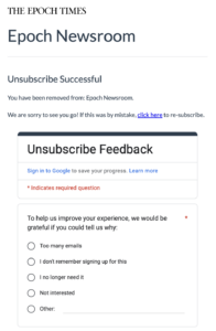 Top 12 unsubscribe email and page examples for inspiration | Email ...